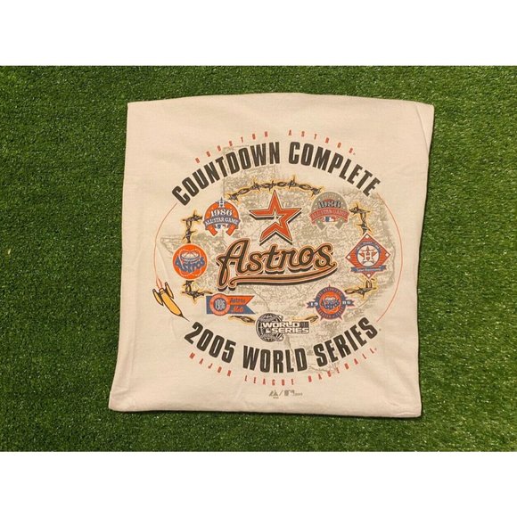 Majestic | Shirts | Vintage Retro Y2k Houston Astros 5 World Series ...